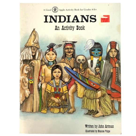 Good Apple Inc | Other | Vintage Indians Activity Book Grades 48 ...